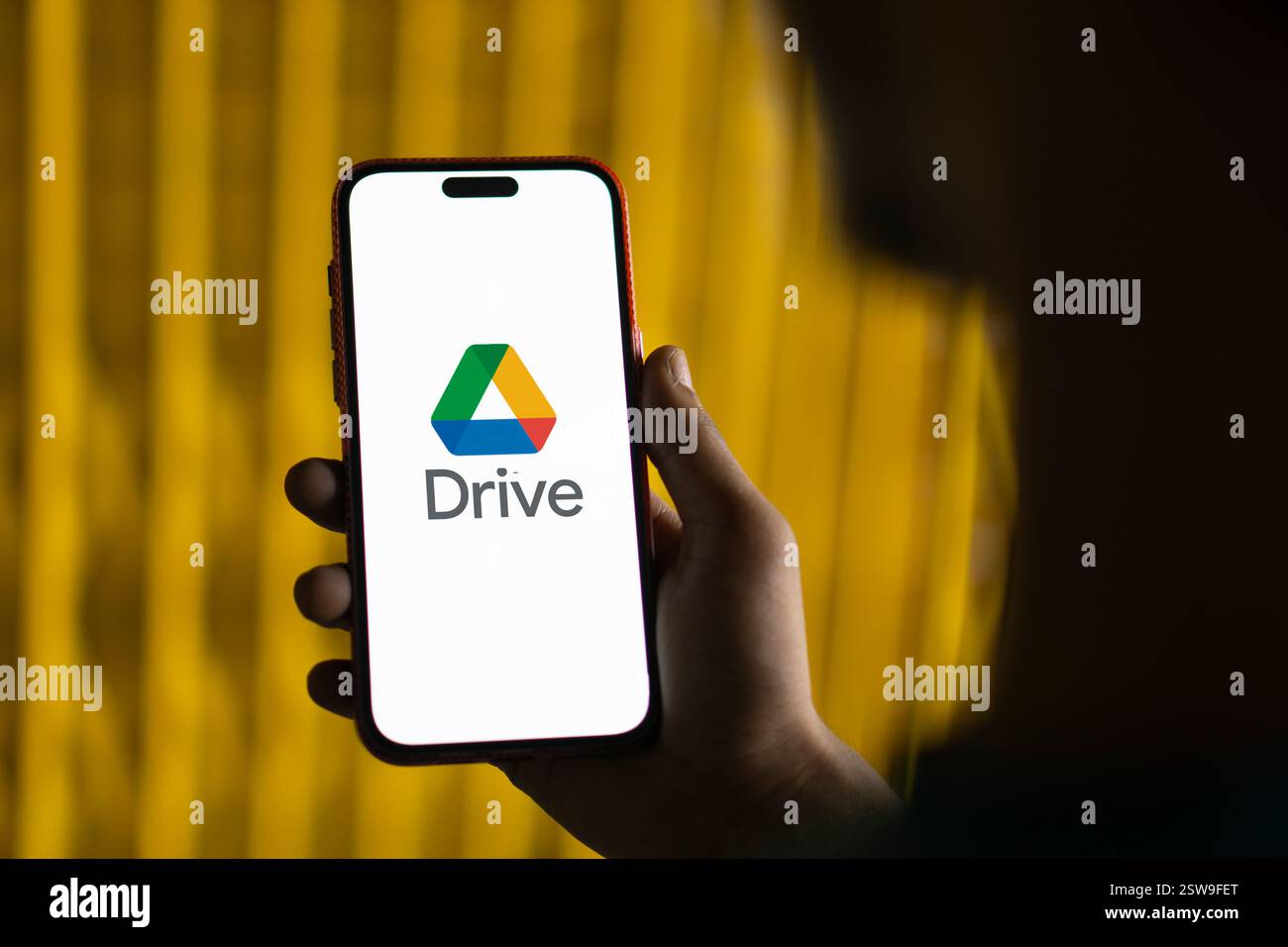 Dhaka, Bangladesh- 02 Nov 2024: Google Drive logo is displayed on smartphone Stock Photo - Alamy