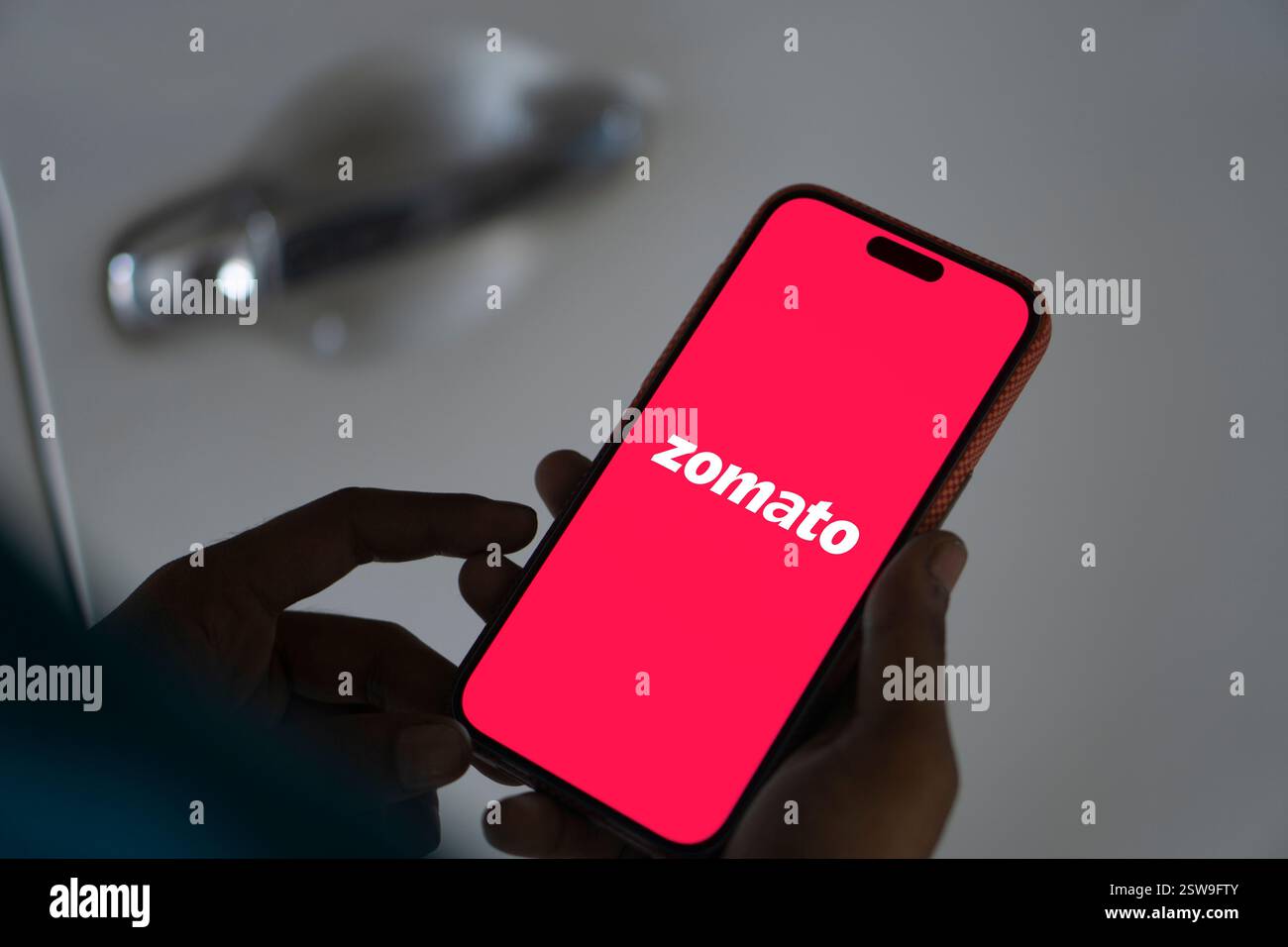 Dhaka, Bangladesh- 02 Nov 2024: Zomato logo is displayed on smartphone Stock Photo - Alamy