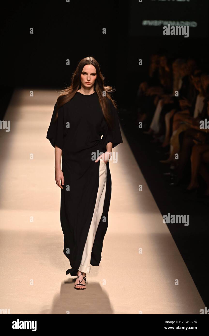 A model wears at collection runway a creation from “ Alex Riviere ...