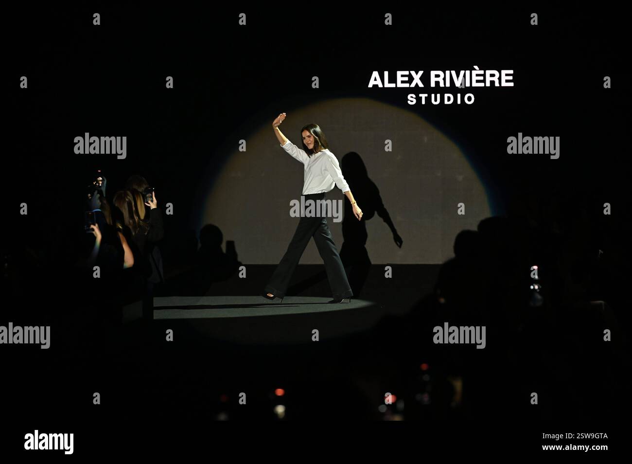 A model wears at collection runway a creation from “ Alex Riviere ...