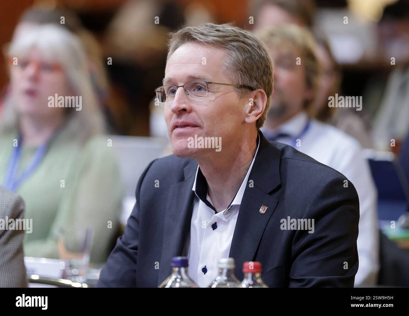 Ministerpraesident Daniel Guenther spricht ein Grusswort an die ...