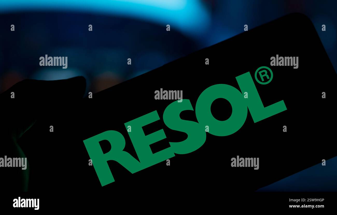 Dhaka, Bangladesh- 03 Nov 2024: Resol logo is displayed on smartphone ...