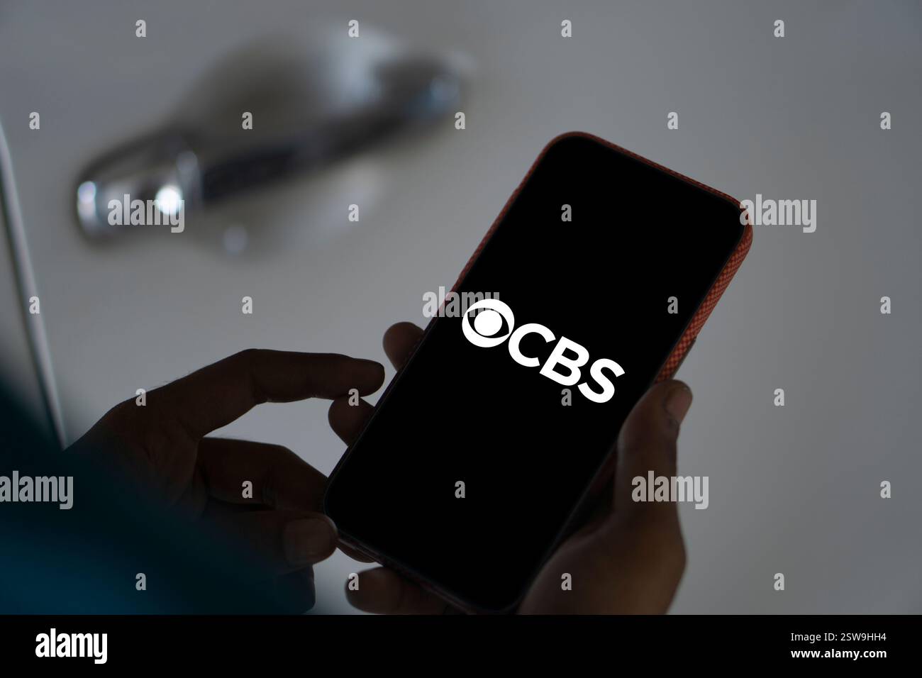 Dhaka, Bangladesh- 03 Nov 2024: CBS logo is displayed on smartphone ...
