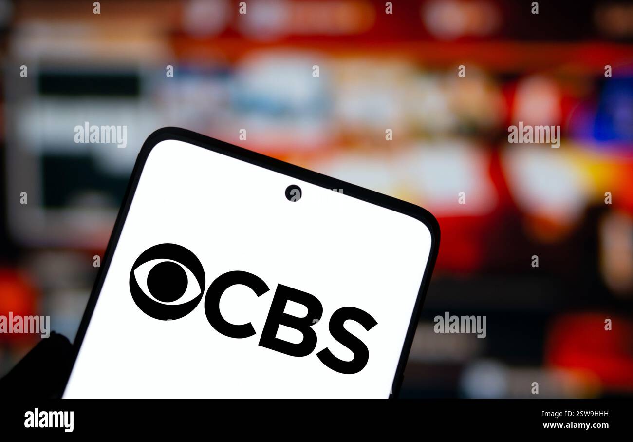 Dhaka, Bangladesh- 03 Nov 2024: CBS logo is displayed on smartphone ...