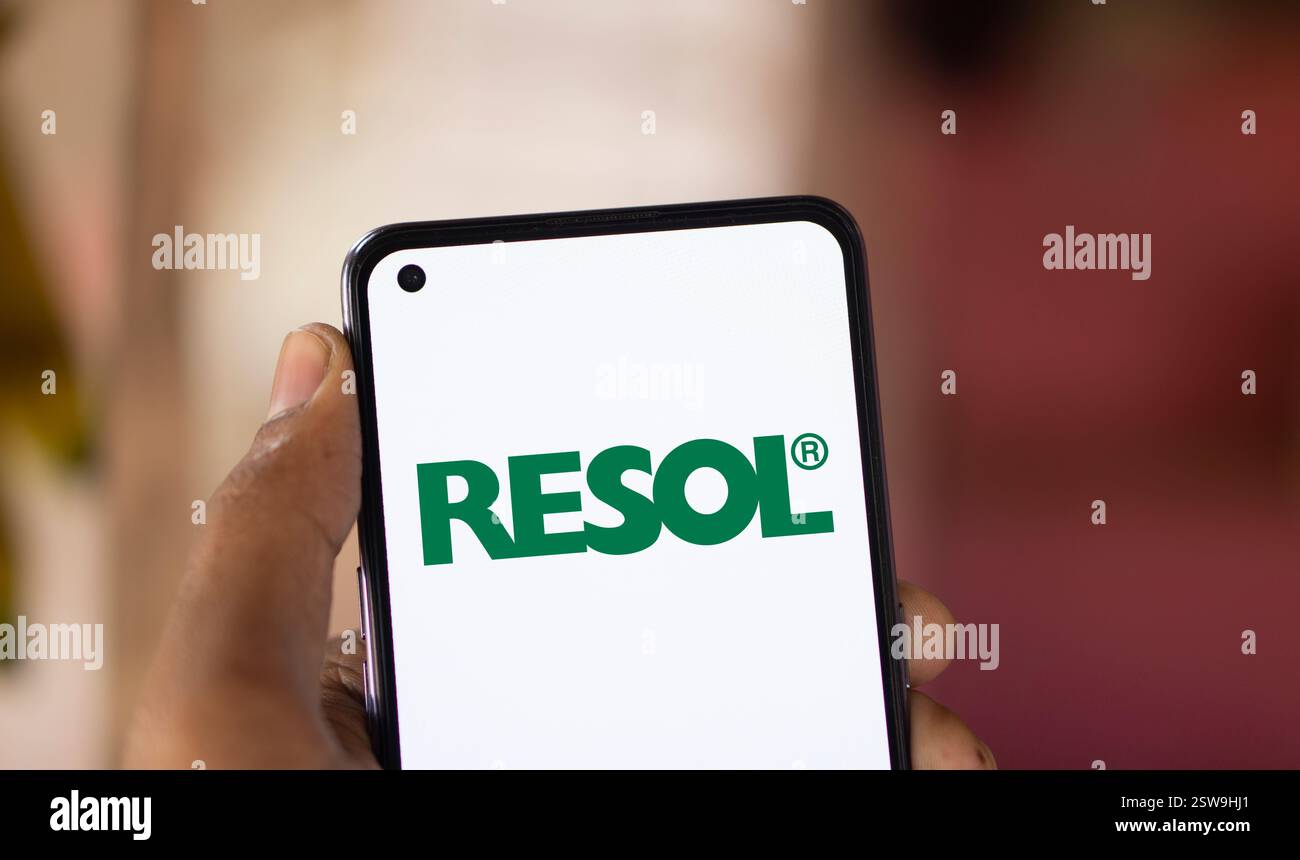 Dhaka, Bangladesh- 03 Nov 2024: Resol logo is displayed on smartphone ...