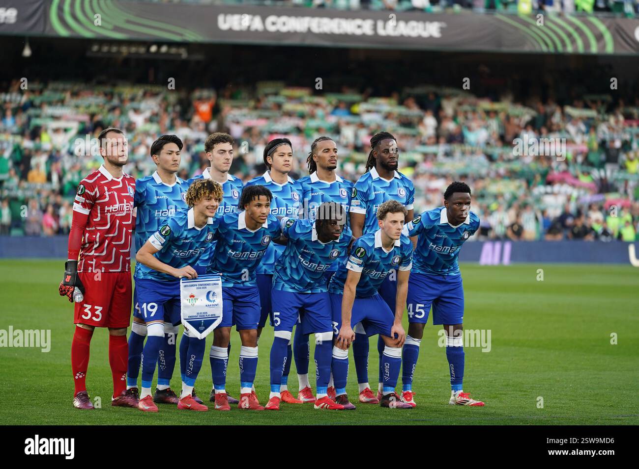 KAA Gent team for UEFA Conference League match between Real Betis and ...
