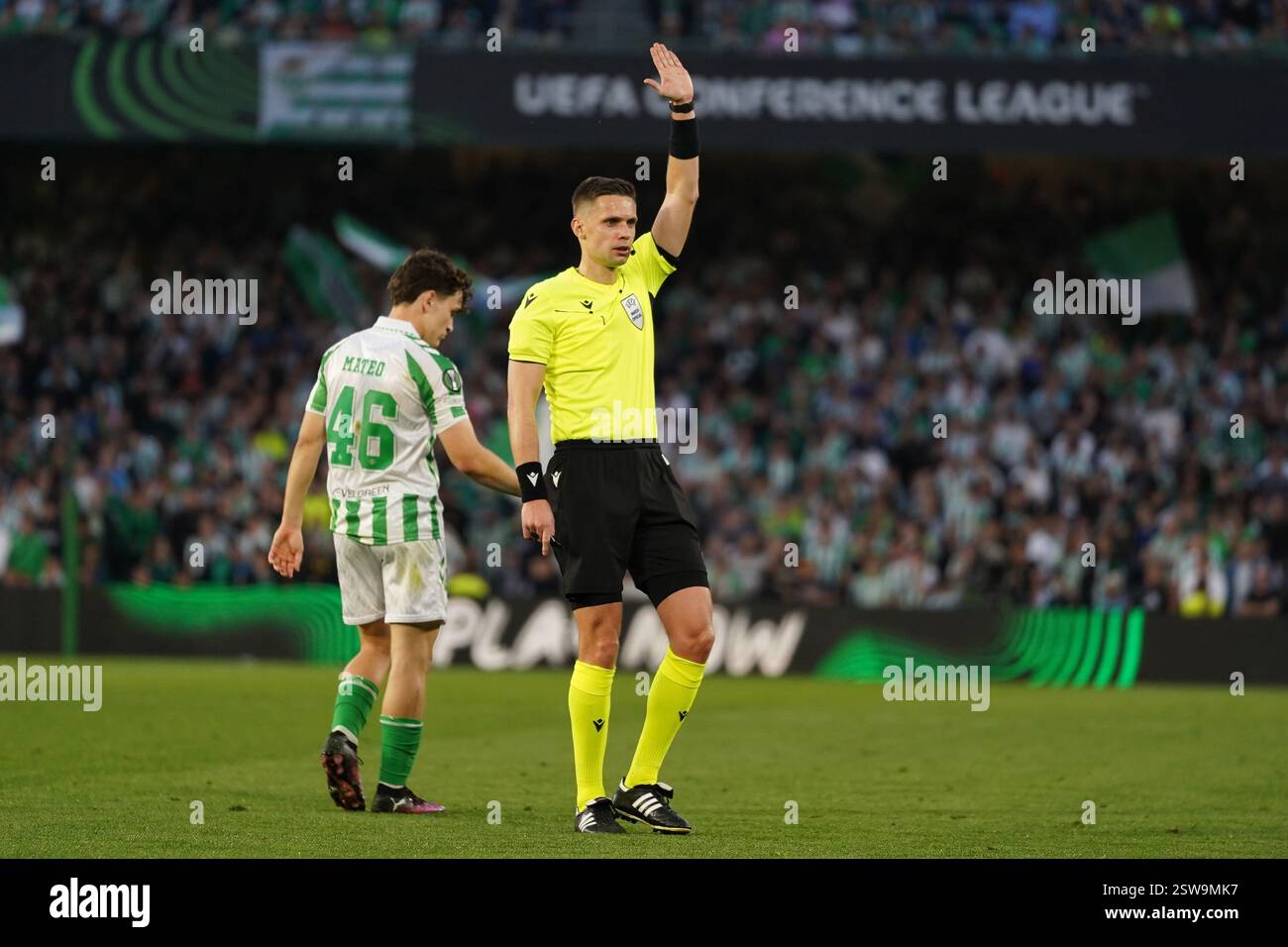 Damian Sylwestrzak (polish referee) during UEFA Conference League match ...