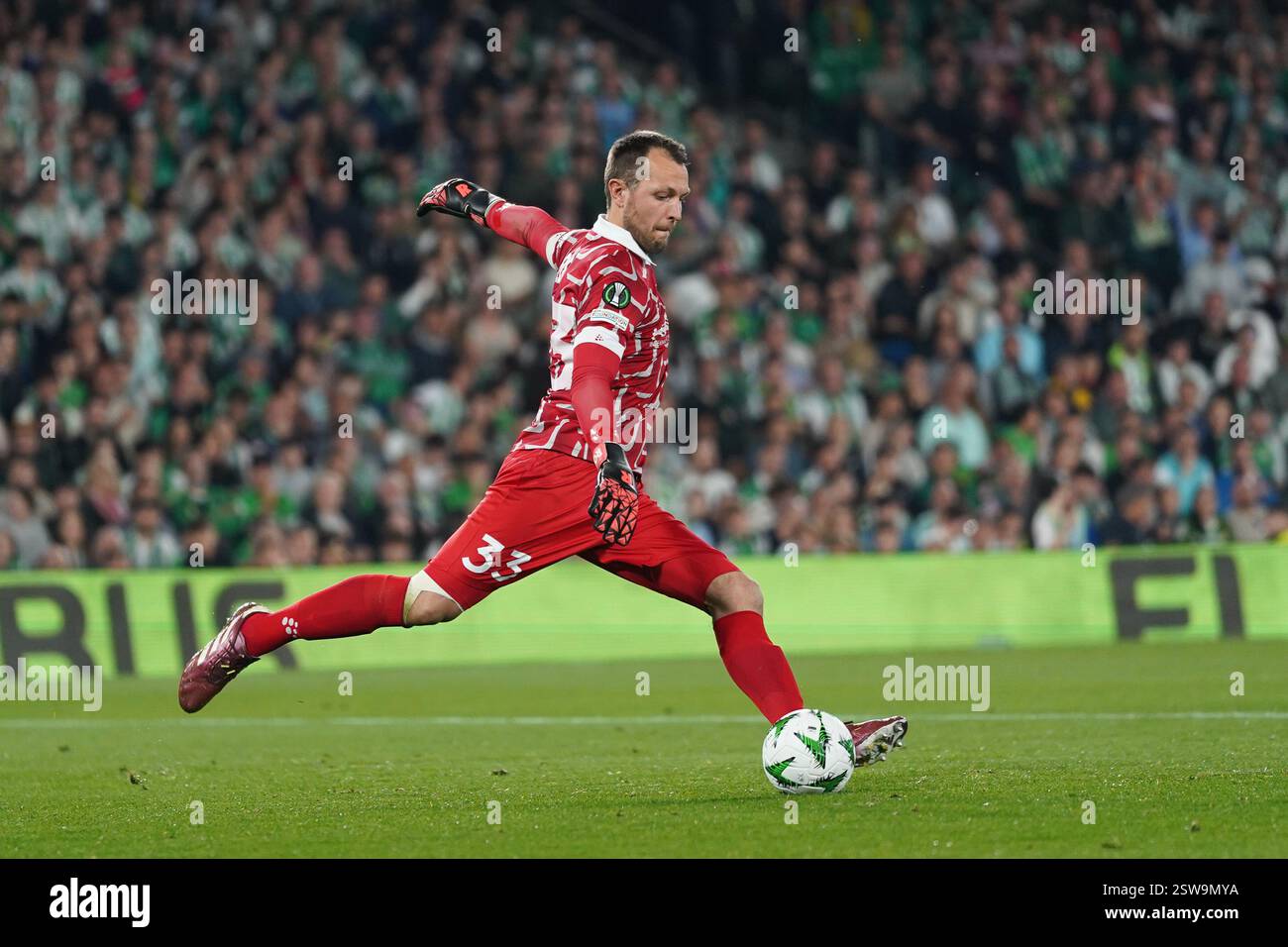 Davy Roef (KAA Gent goalkeeper) during UEFA Conference League match ...