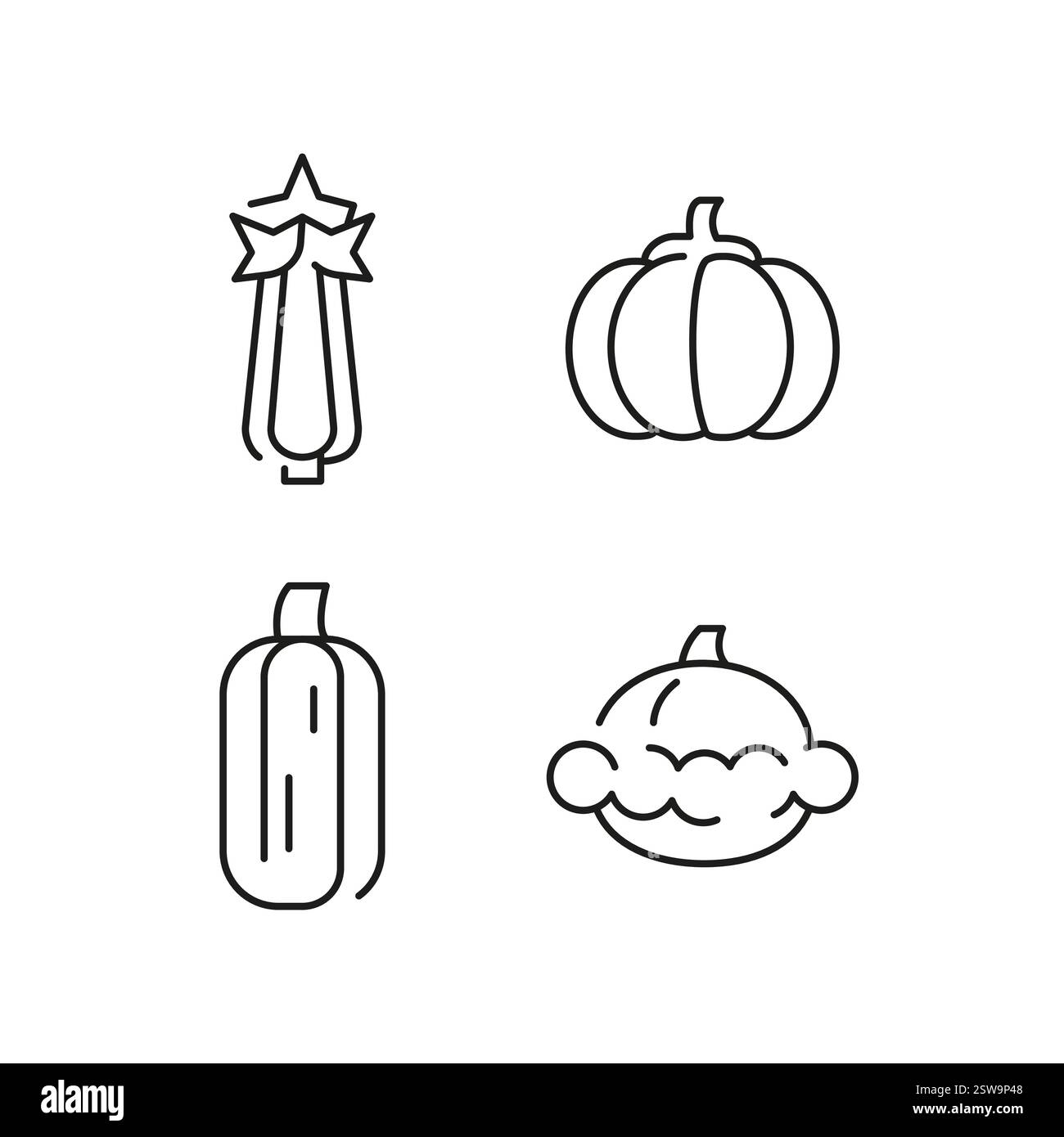 Vegetable Icons Set Stock Vector Image & Art - Alamy