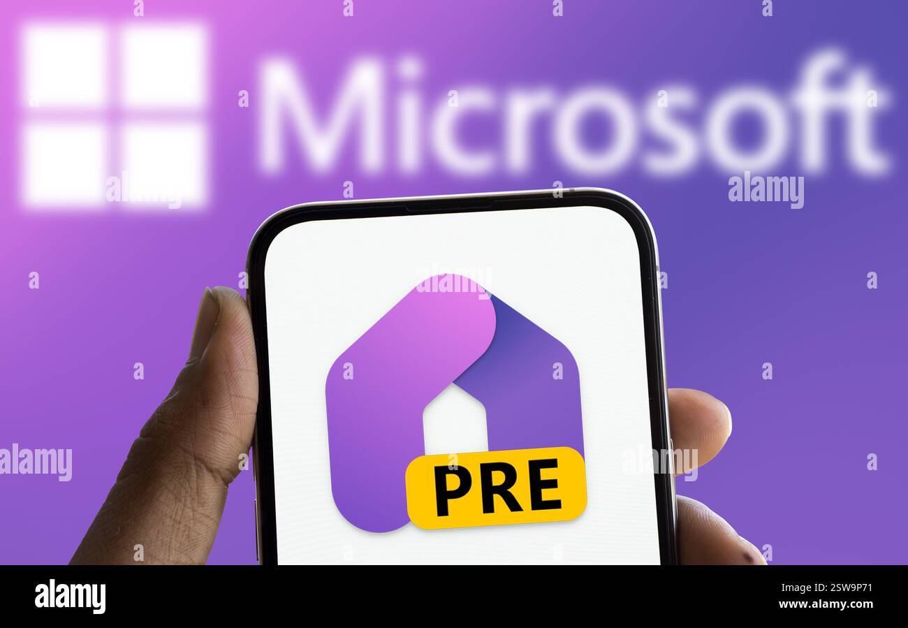 Dhaka, Bangladesh- 05 Nov 2024: microsoft dev home logo is displayed on ...