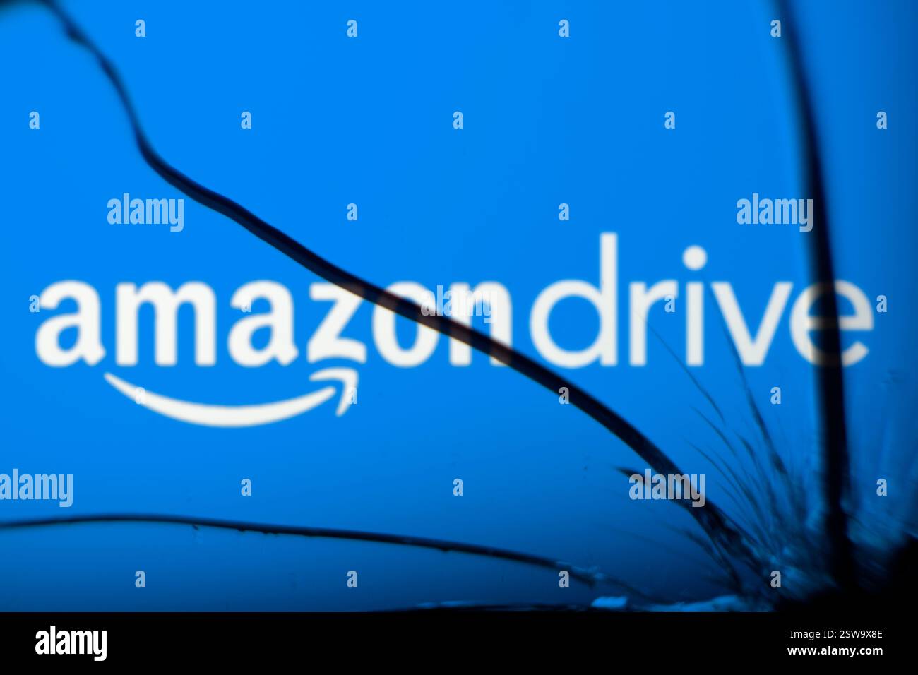 Dhaka, Bangladesh- 06 Oct 2024: Amazon Drive logo is visible on the ...