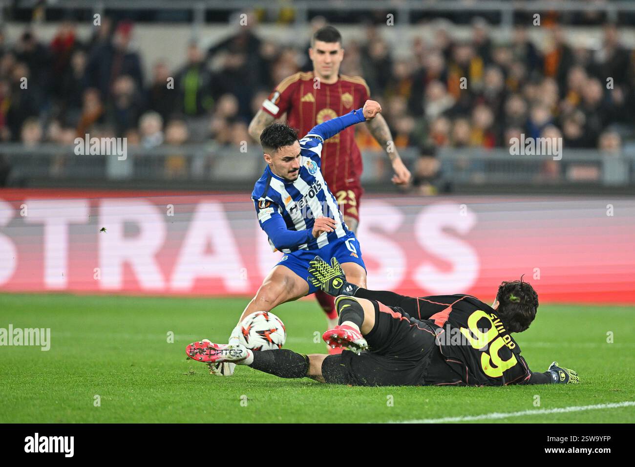 Olimpico Stadium, Rome, Italy - Stephen Eustaquio of FC Porto under ...