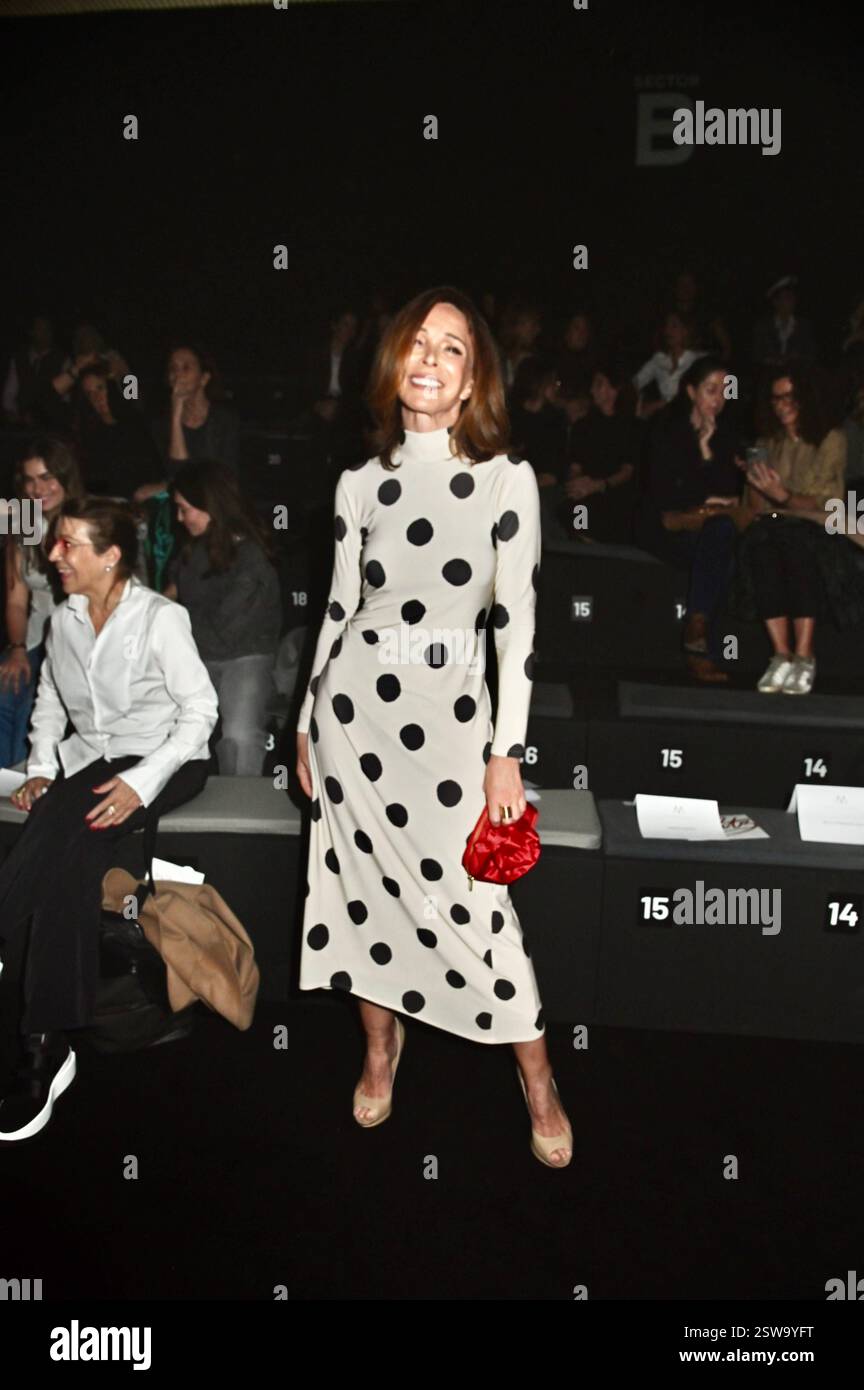 Madrid, Spain. 20th Feb, 2025. Lydia Bosch at the front row of “Menchen ...