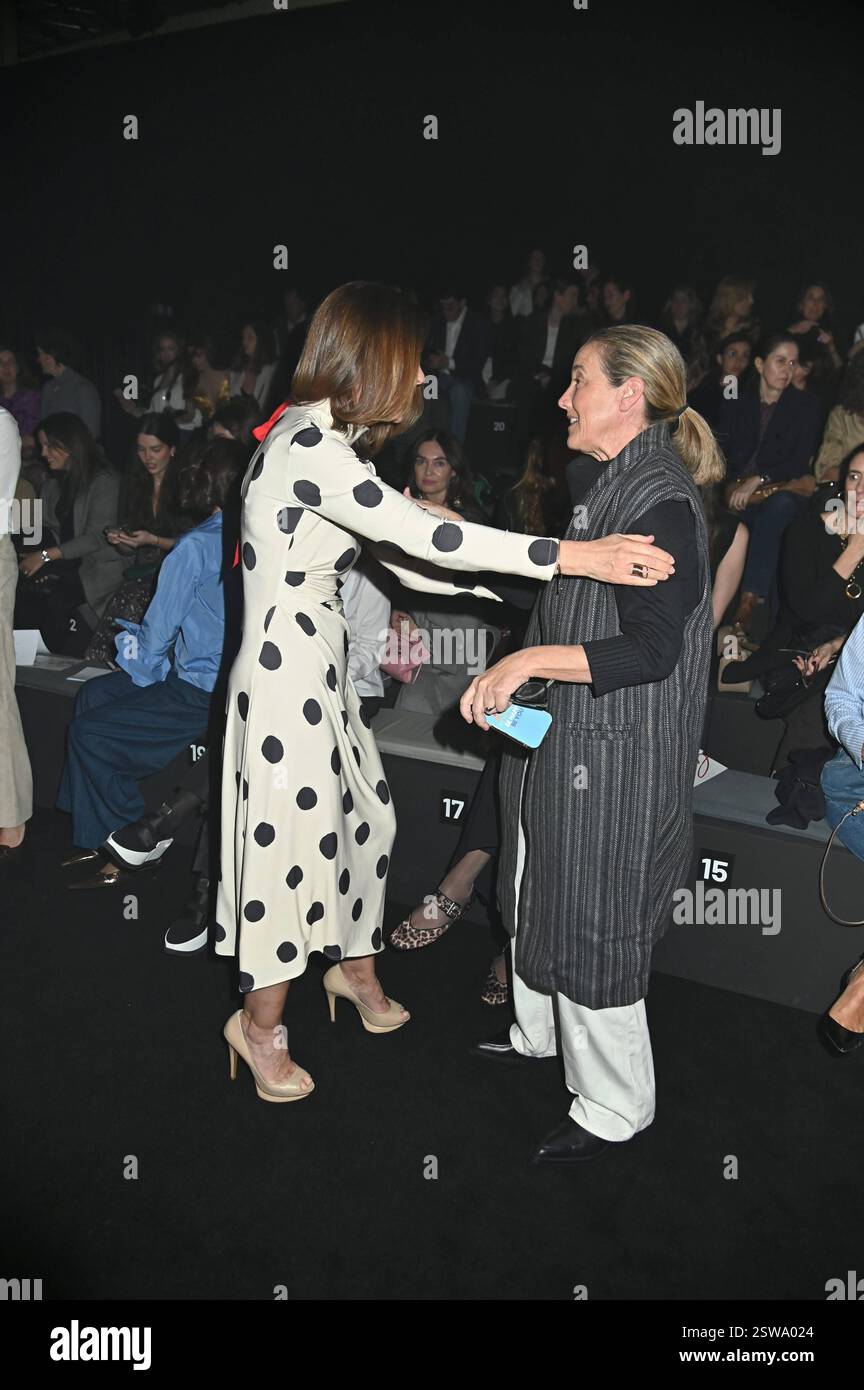 Madrid, Spain. 20th Feb, 2025. Lydia Bosch at the front row of “Menchen ...