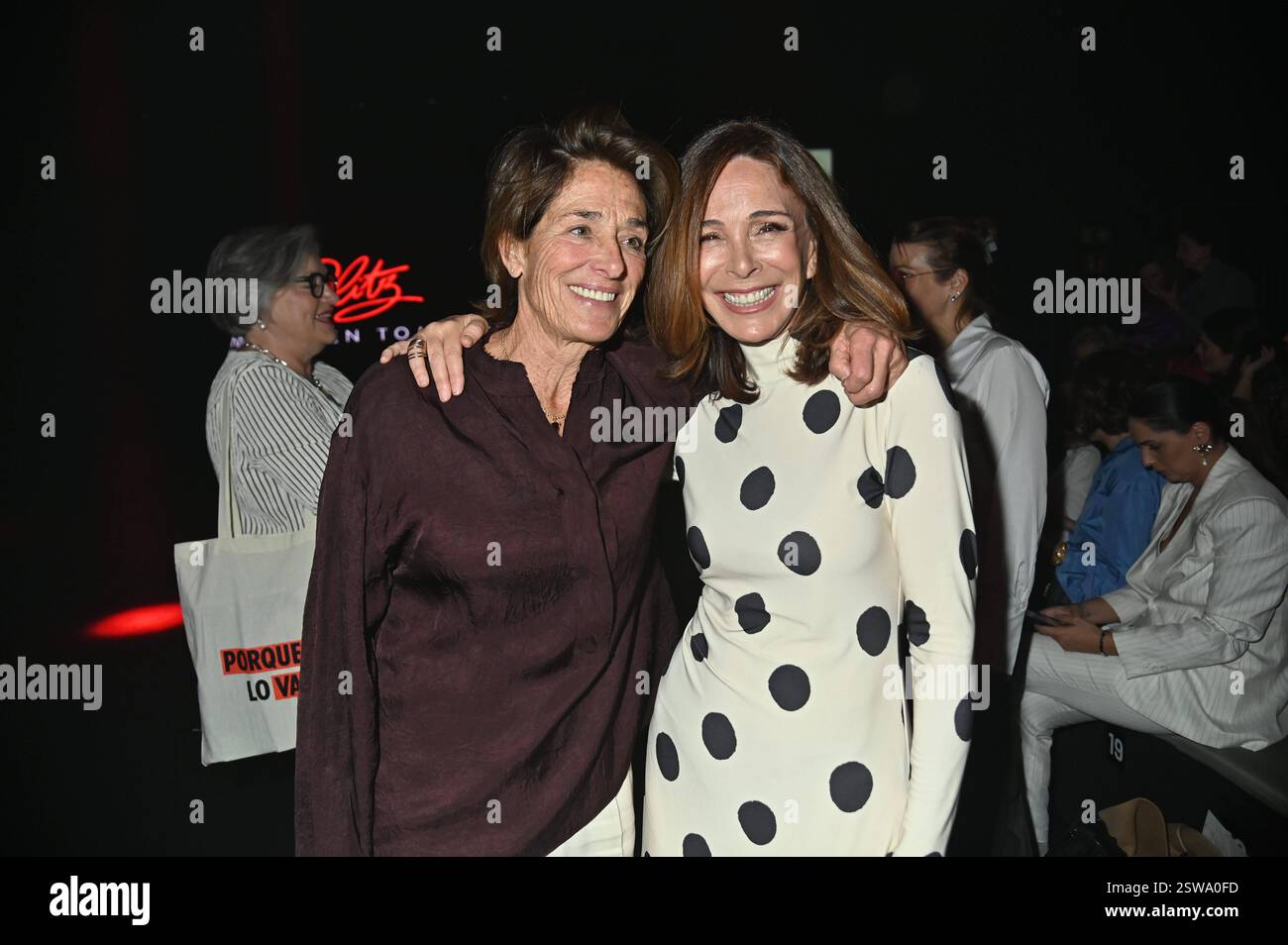 Madrid, Spain. 20th Feb, 2025. Lydia Bosch, Aruca Fernandez at the ...