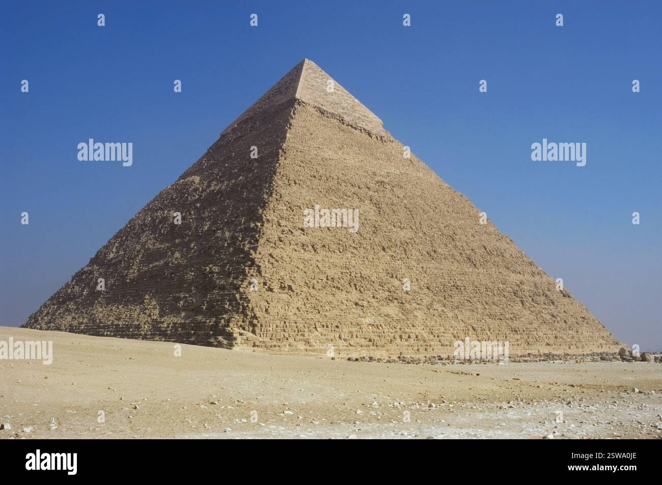 Pyramid of Chephren. Giza necropolis, Egypt Stock Photo - Alamy
