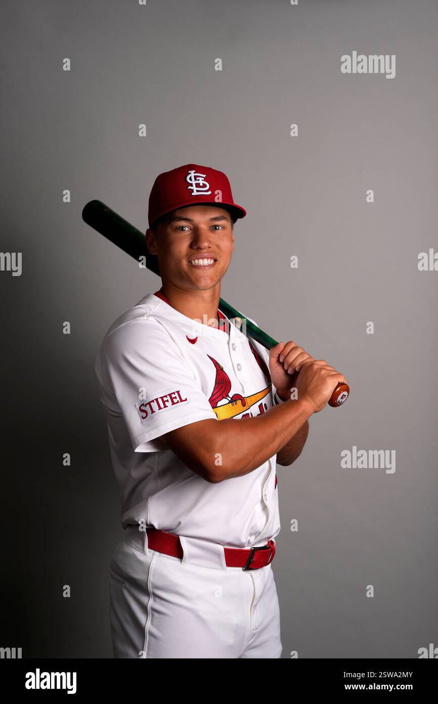 This is a 2025 photo of JJ Wetherholt of the St. Louis Cardinals ...