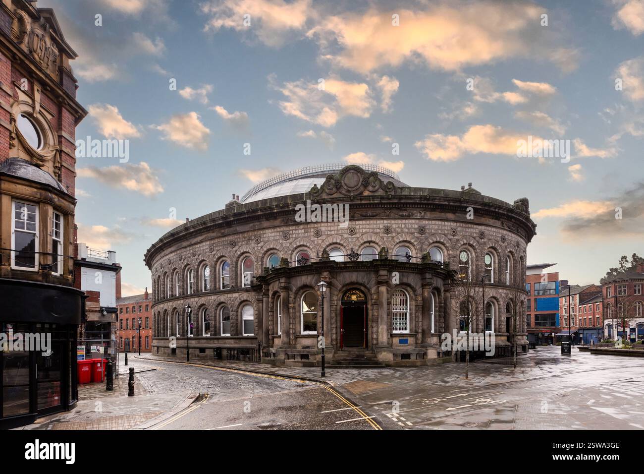 LEEDS, UK - FEBRUARY 16, 2025. Landscape panorama of the Victorian ...