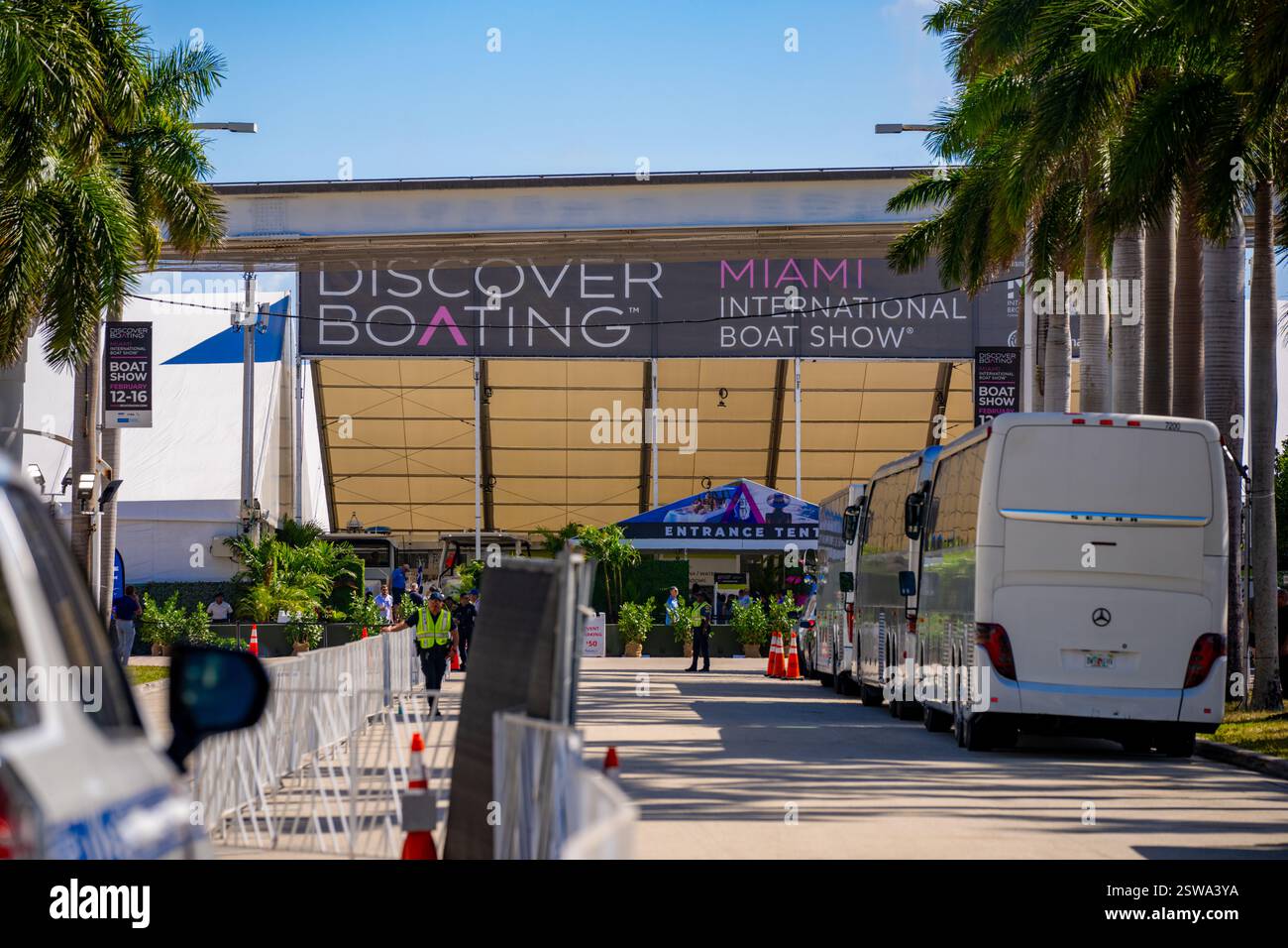 Miami, FL, USA - February 16, 2025: Stock photo of the 2025 Miami ...
