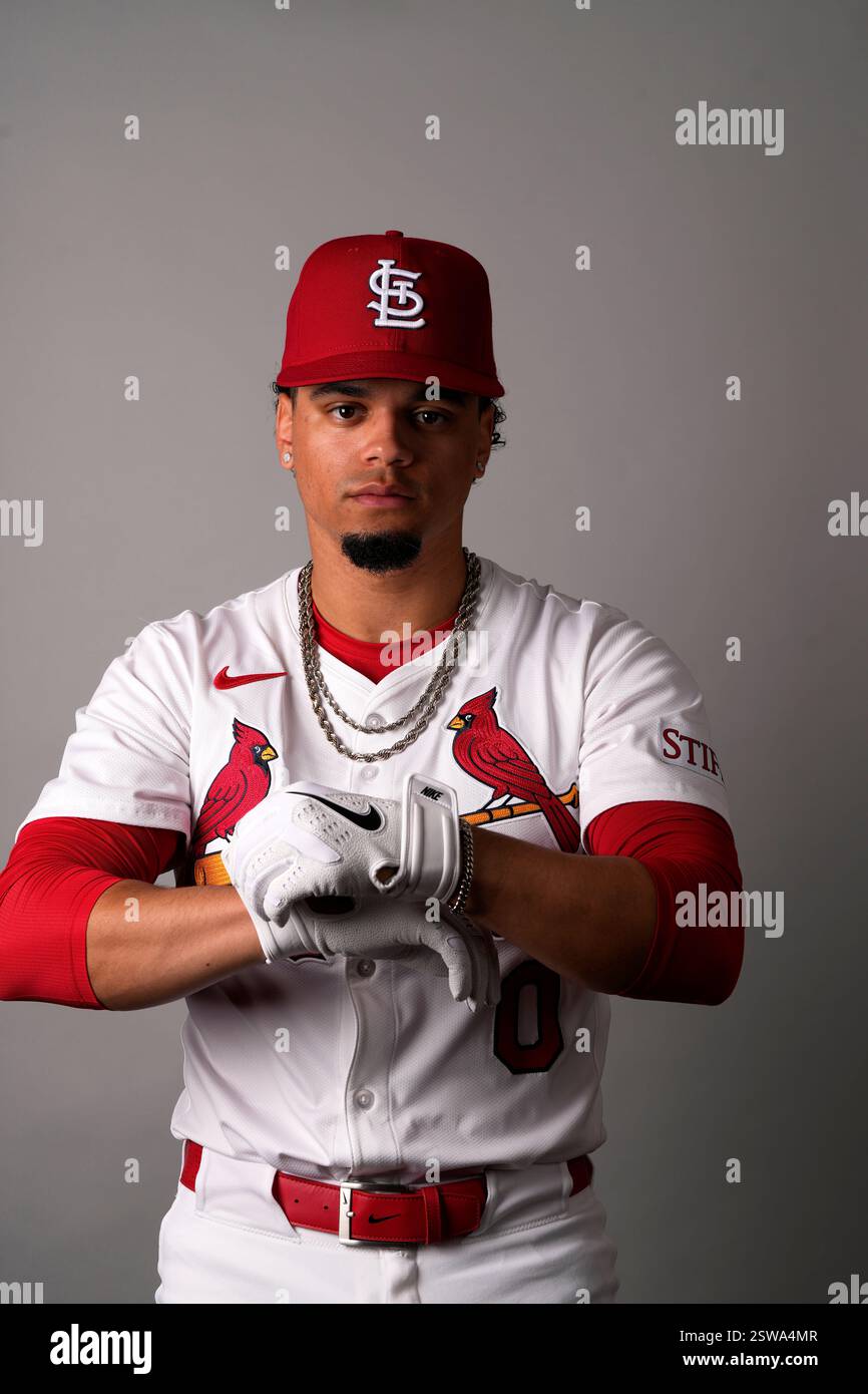 This is a 2025 photo of Masyn Winn of the St. Louis Cardinals baseball ...