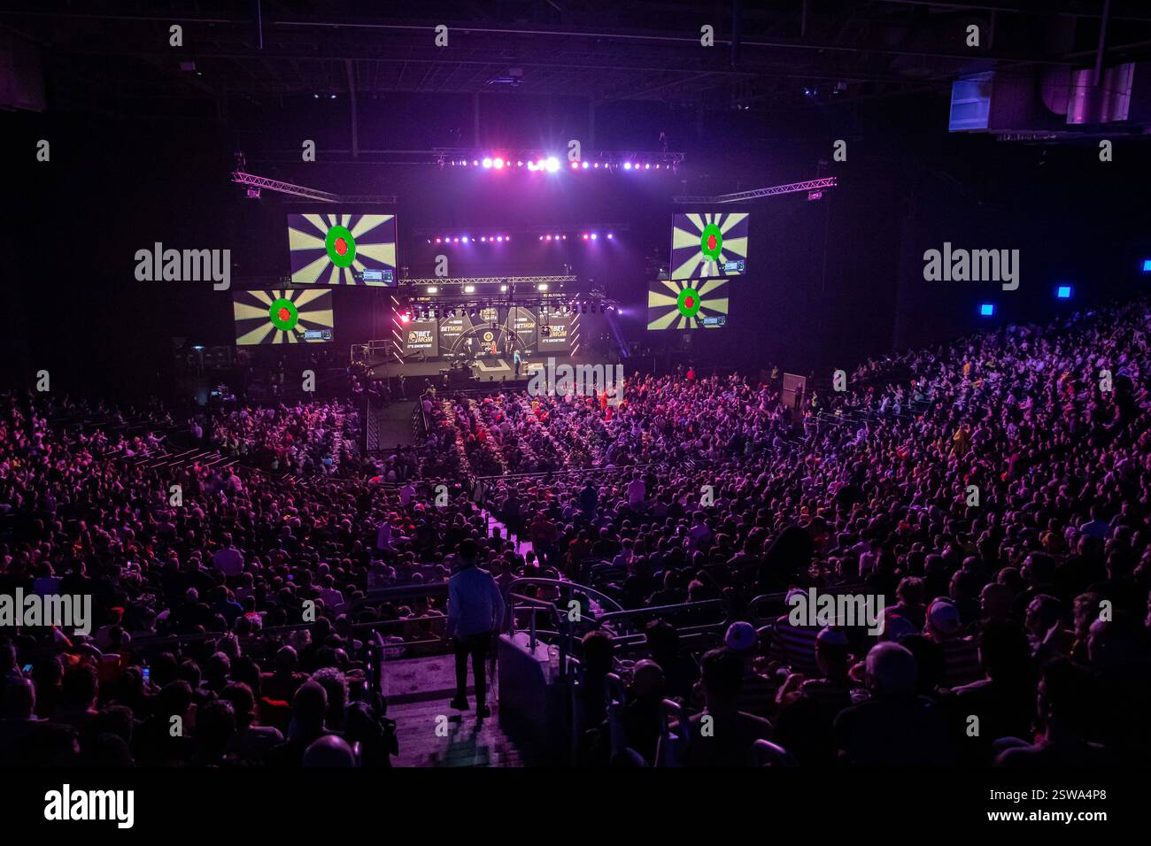 Dublin, Ireland – 20th February 2025 – General view of the arena at ...