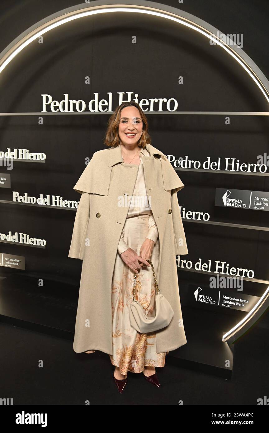 Madrid, Spain. 20th Feb, 2025. Tamara Falcó at the front row of ...