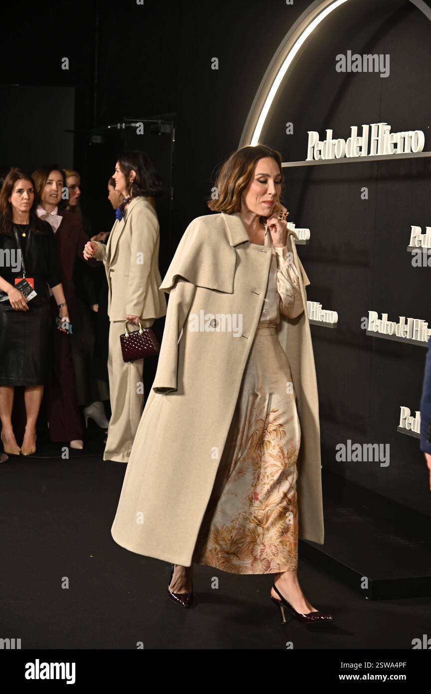 Madrid, Spain. 20th Feb, 2025. Tamara Falcó at the front row of ...