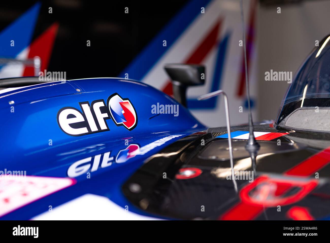 Alpine Endurance Team Alpine A424 ELF during the Prologue of the 2025 ...