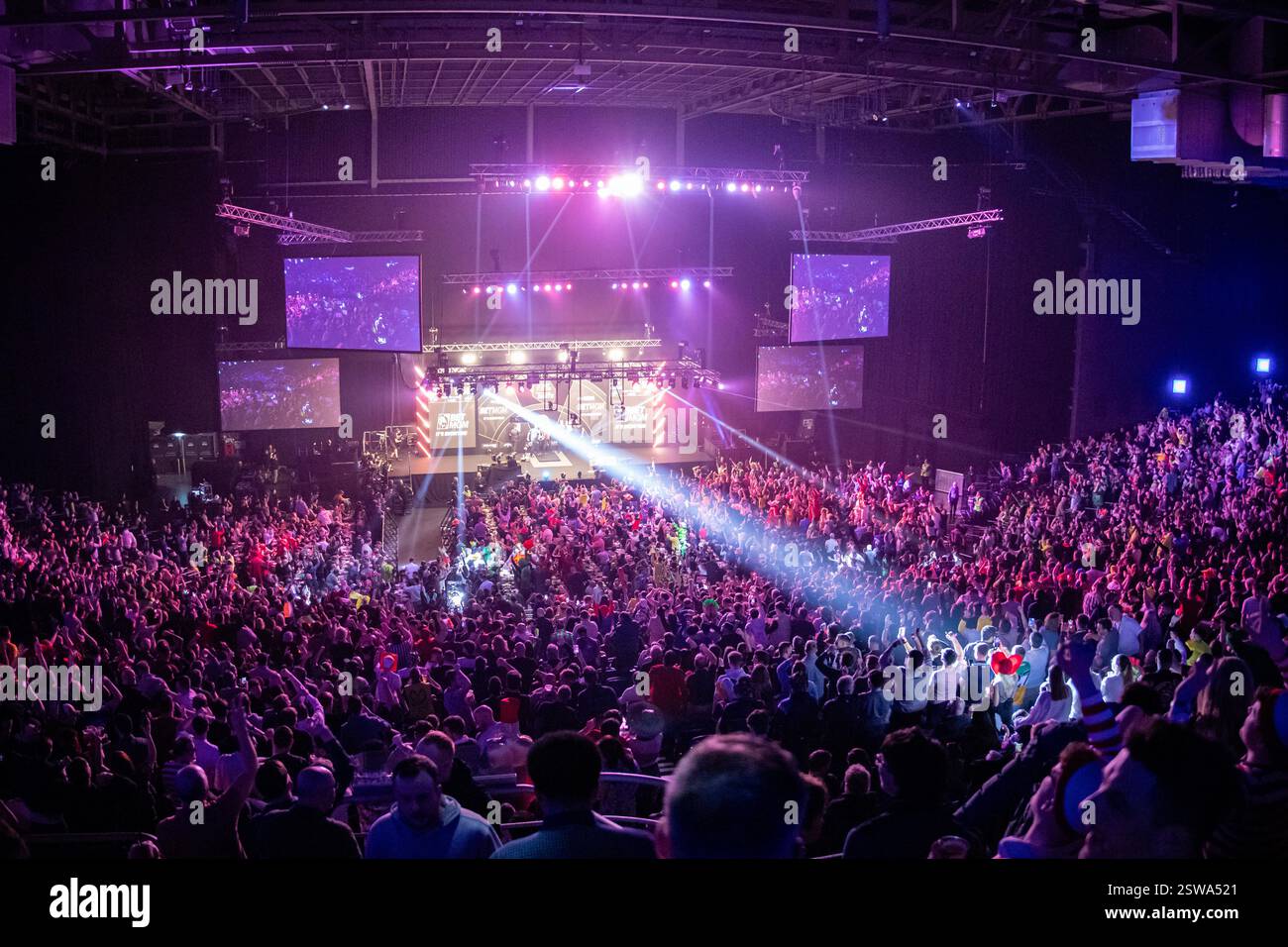 Dublin, Ireland – 20th February 2025 – General view of the arena at ...