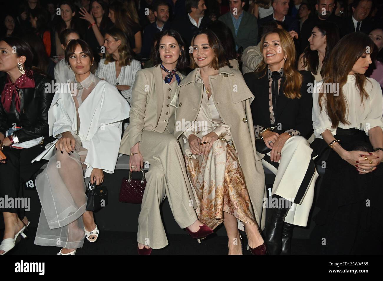 Madrid, Spain. 20th Feb, 2025. Tamara Falco, Isabelle Junot at the ...