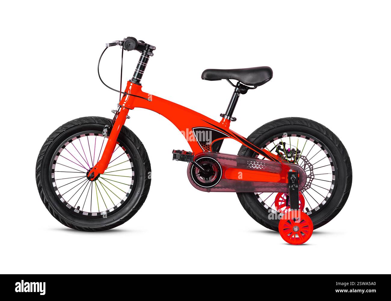 Red bicycle Cut Out Stock Images & Pictures - Alamy