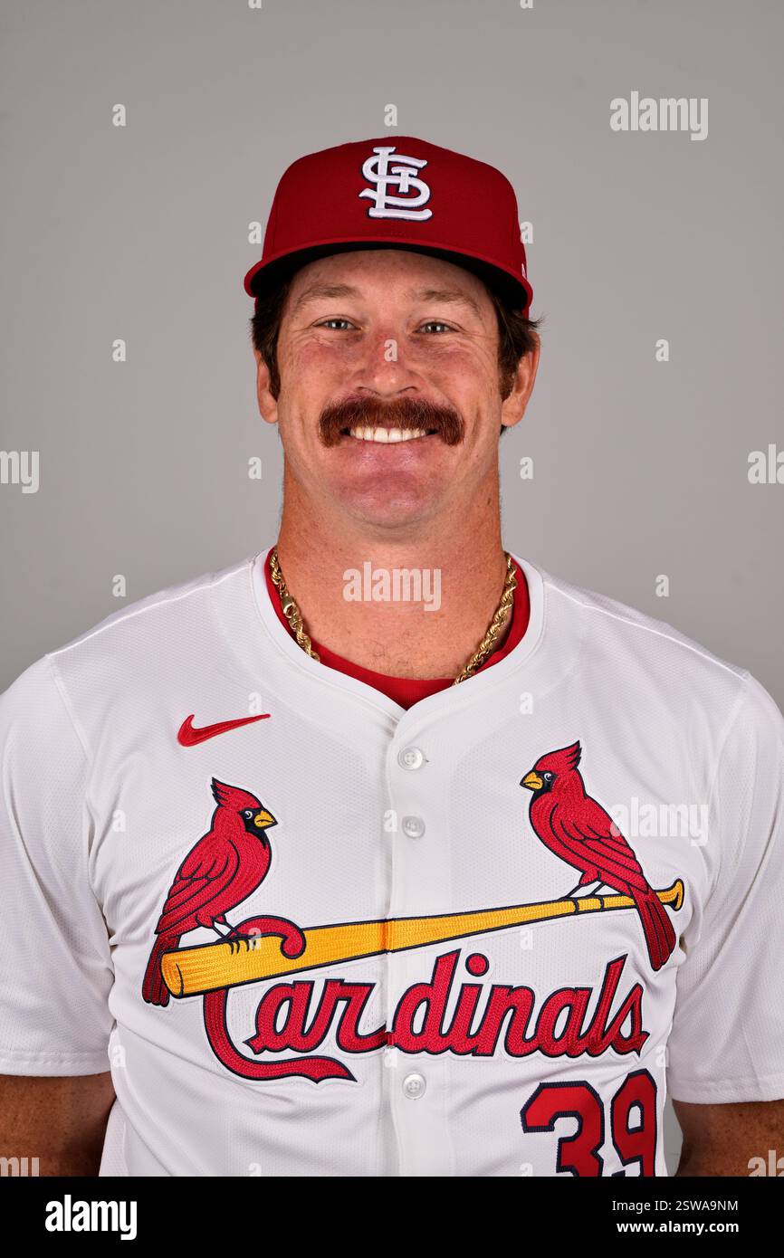 This is a 2025 photo of Miles Mikolas of the St. Louis Cardinals ...