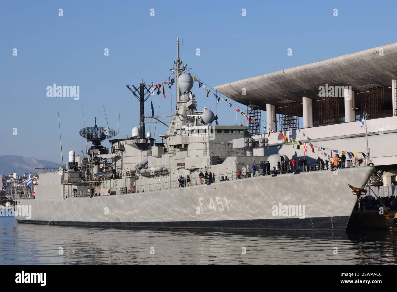 Hellenic Navy open day at Piraeus port celebrating Greek Independence ...