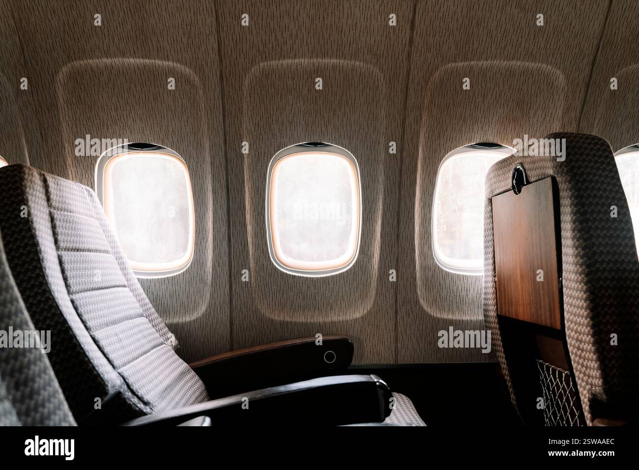 Airplane window seats. Flight, travel concept. High quality photo Stock ...