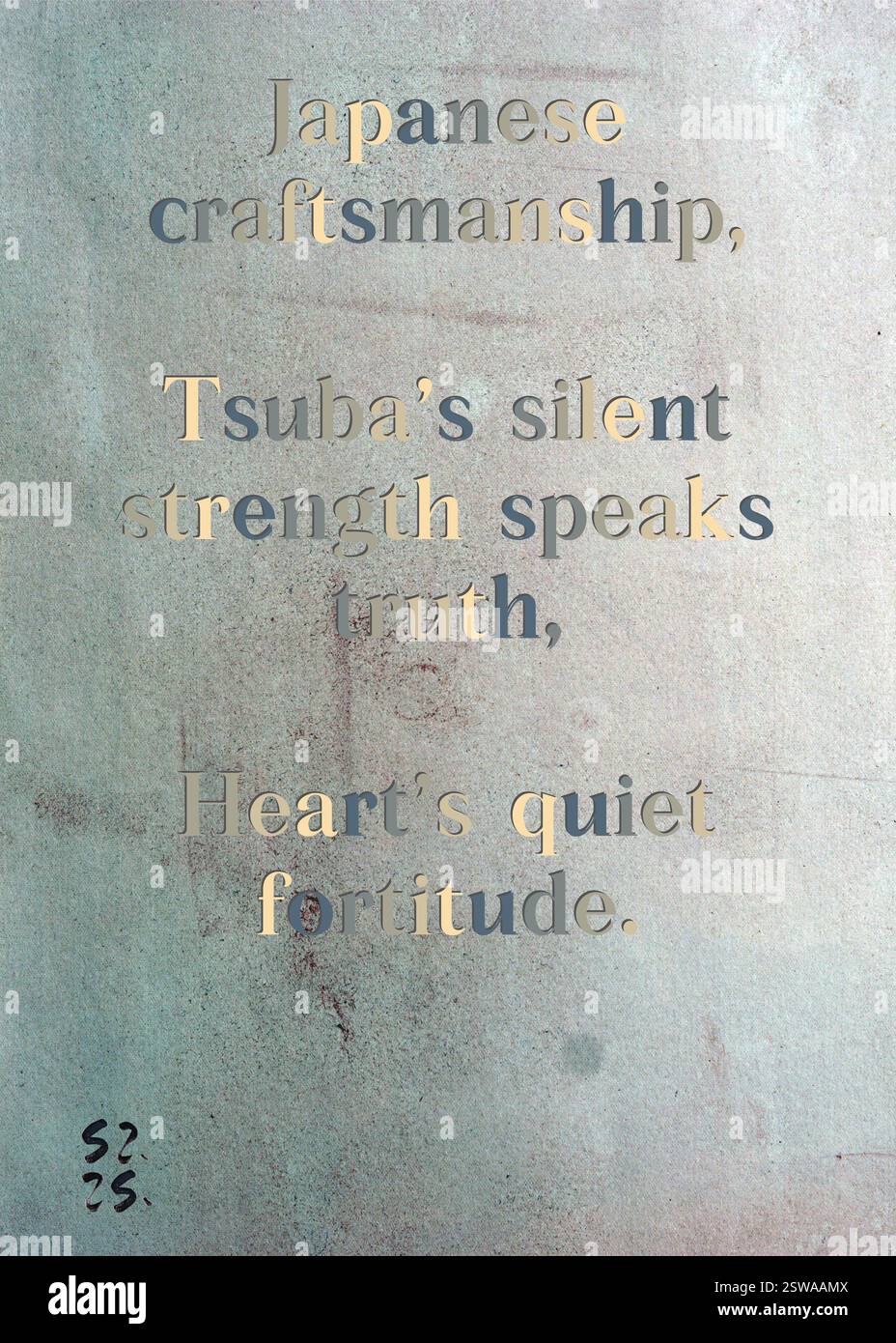 Japanese craftsmanship, Tsuba's silent strength speaks truth, Heart's ...
