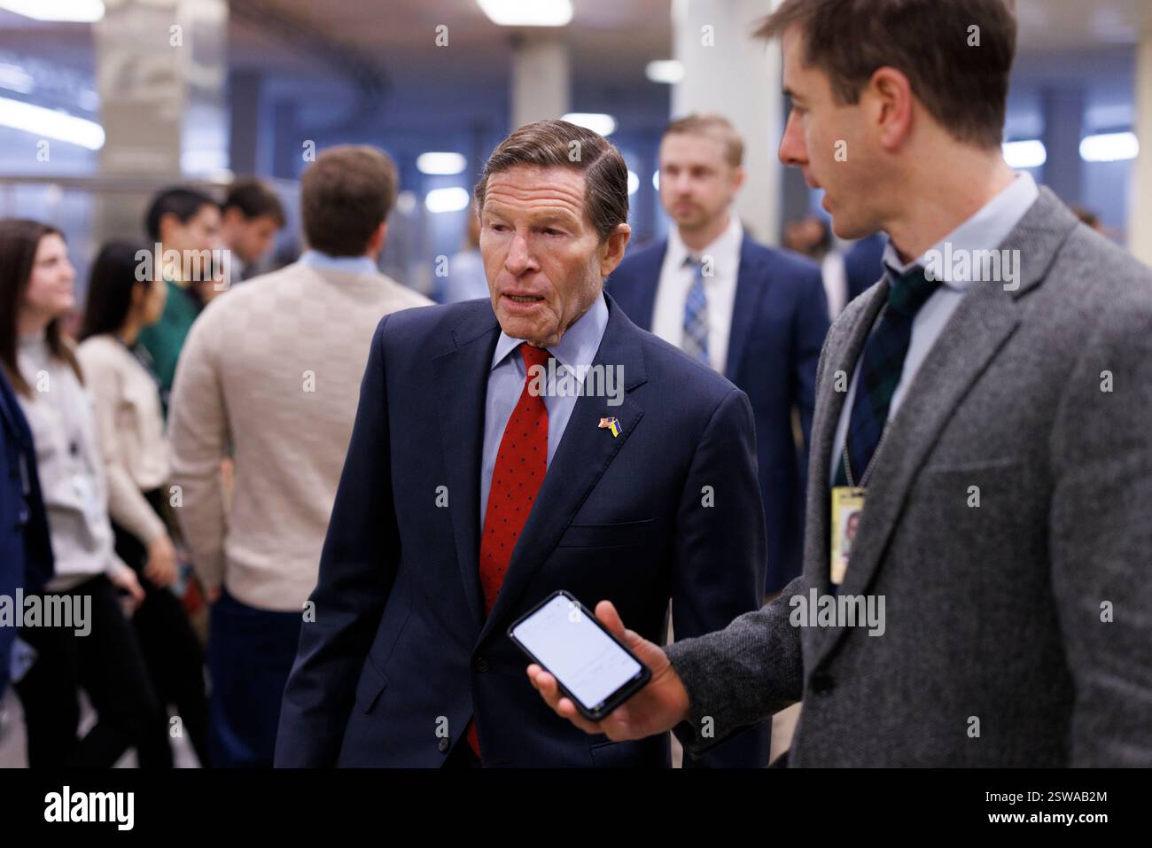 Washington, United States. 20th Feb, 2025. Senator Richard Blumenthal ...
