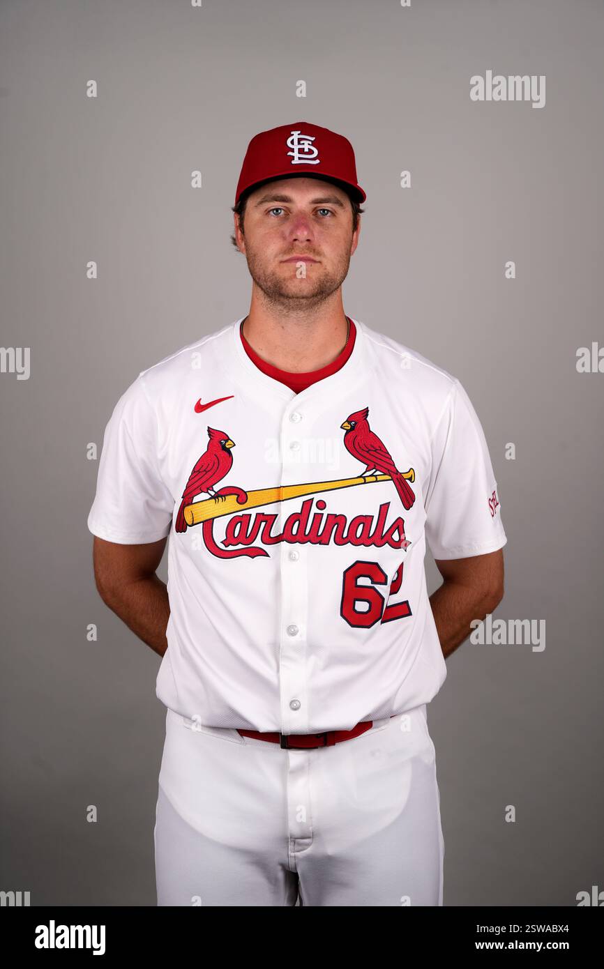 This is a 2025 photo of Kyle Leahy of the St. Louis Cardinals baseball ...