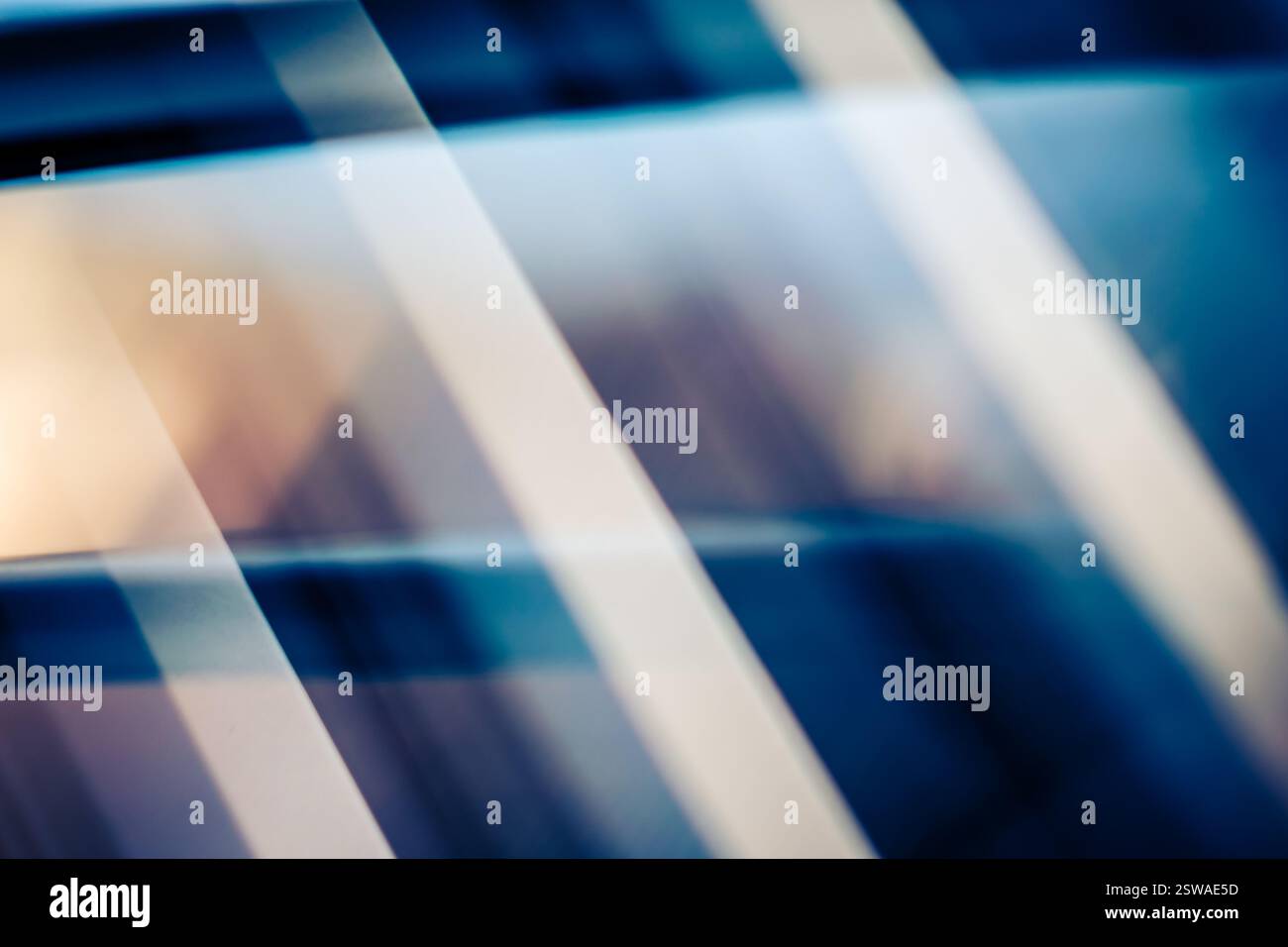 Abstract light pattern created by glass Stock Photo - Alamy