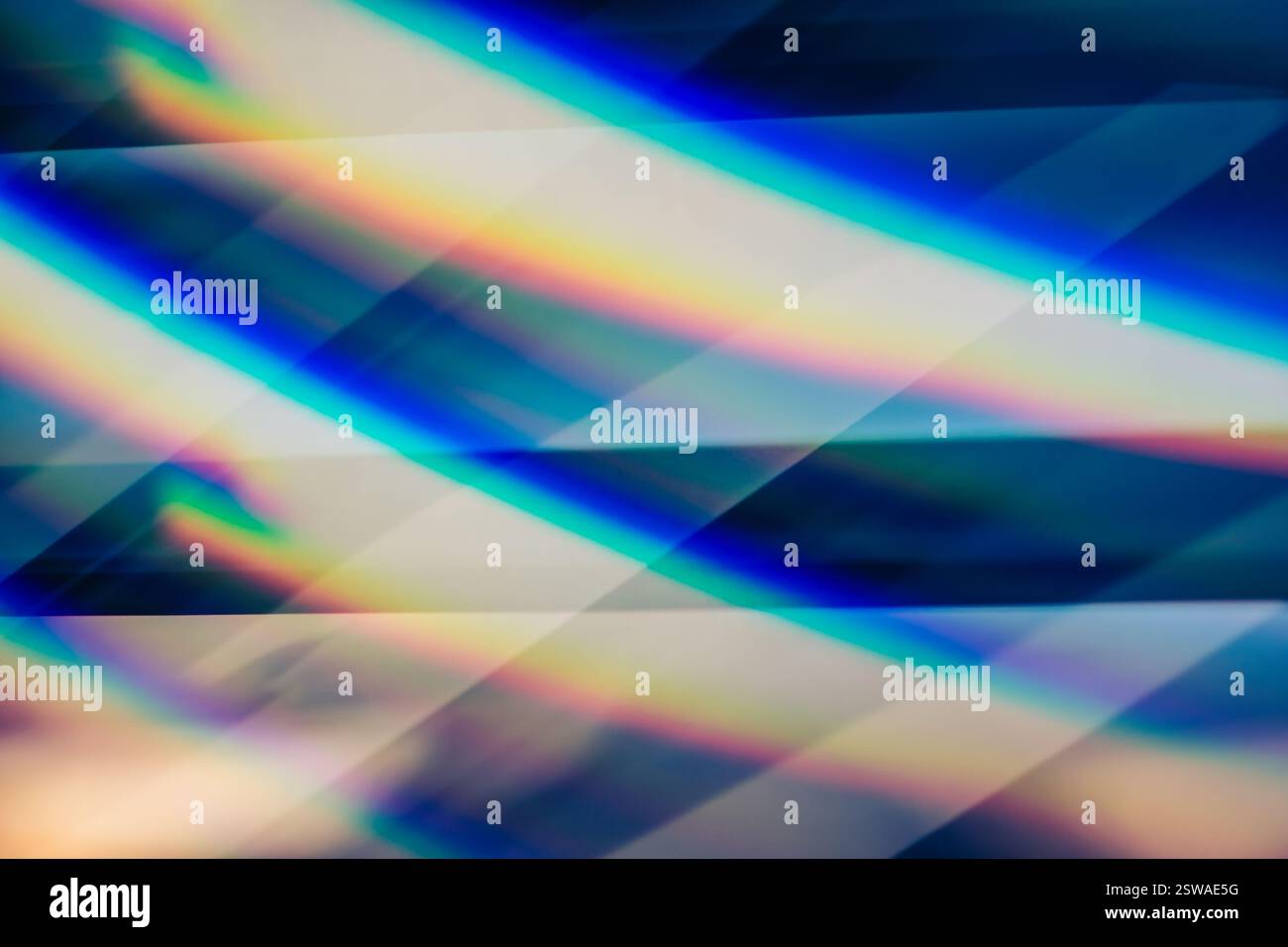 Abstract light pattern created by glass Stock Photo - Alamy
