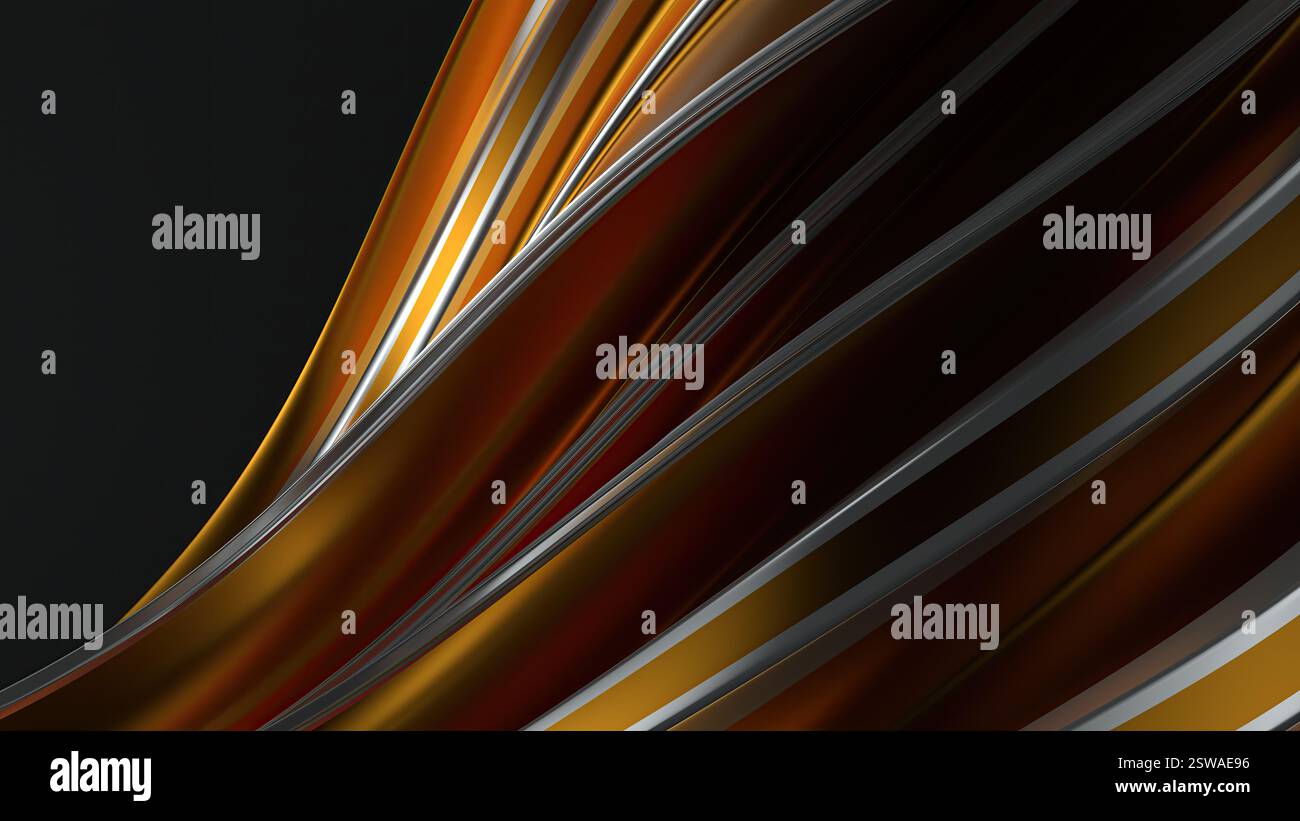 Delicate modern artistic linear abstract background of dark background ...