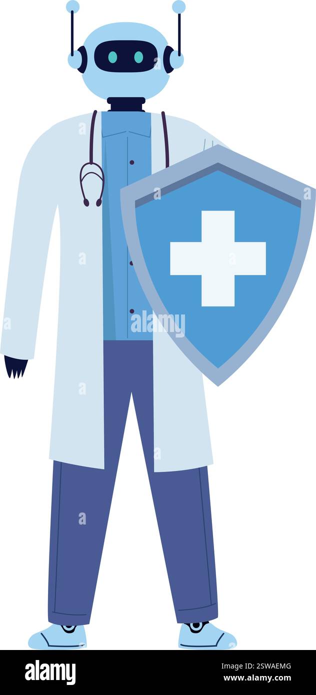 Ai doctor health icon Stock Vector Images - Alamy