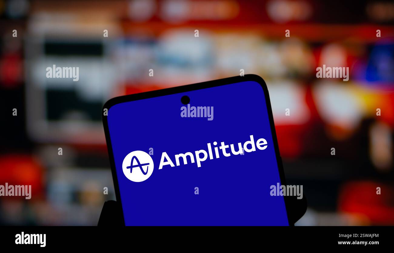 Dhaka, Bangladesh- 11 Nov 2024: Amplitude logo is displayed on ...