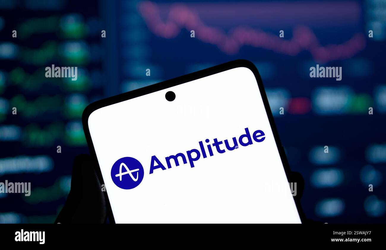 Dhaka, Bangladesh- 11 Nov 2024: Amplitude logo is displayed on ...