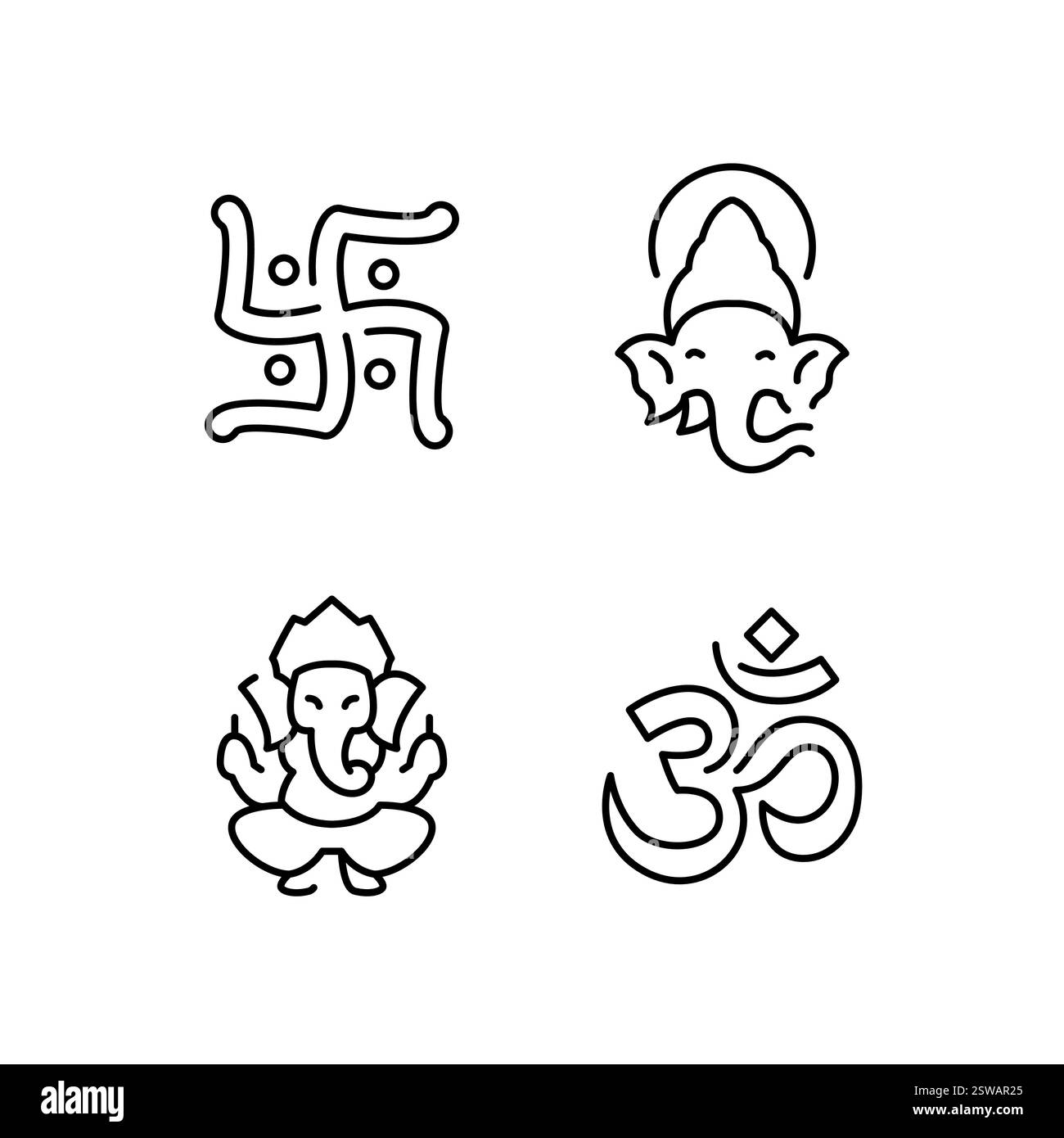 Diwali icons hi-res stock photography and images - Alamy