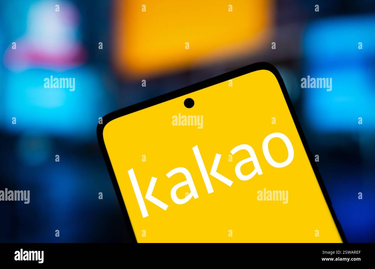 Dhaka, Bangladesh- 09 Nov 2024: Kakao logo is displayed on smartphone Stock Photo - Alamy