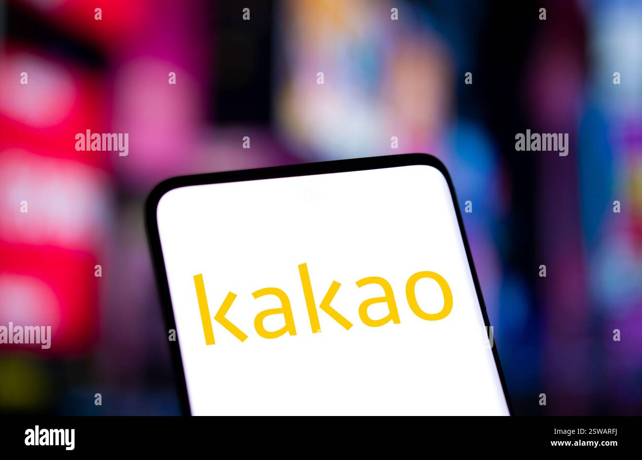 Dhaka, Bangladesh- 09 Nov 2024: Kakao logo is displayed on smartphone Stock Photo - Alamy