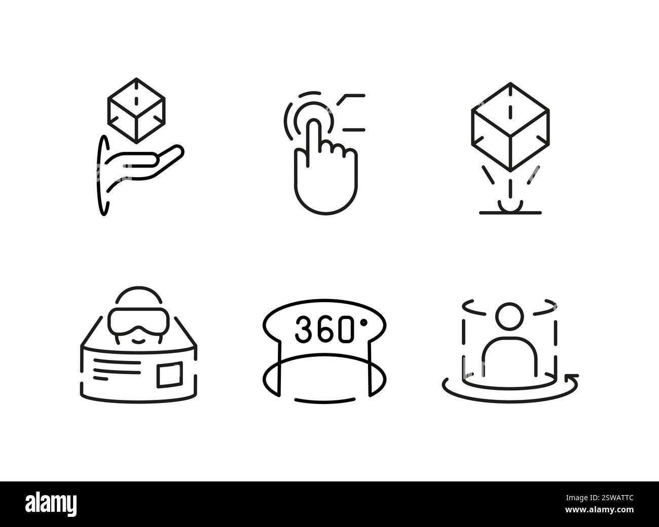 Immersive set Stock Vector Images - Alamy