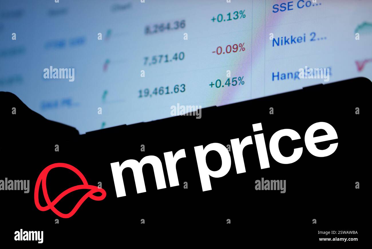 Dhaka, Bangladesh- 15 Oct 2024: Mr Price logo is displayed on ...