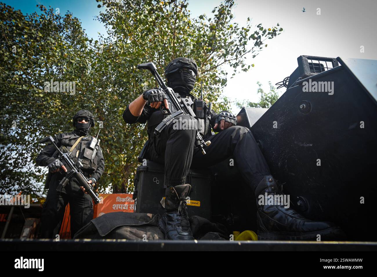 New Delhi, India. 20th Feb, 2025. NEW DELHI, INDIA - FEBRUARY 20: NSG ...