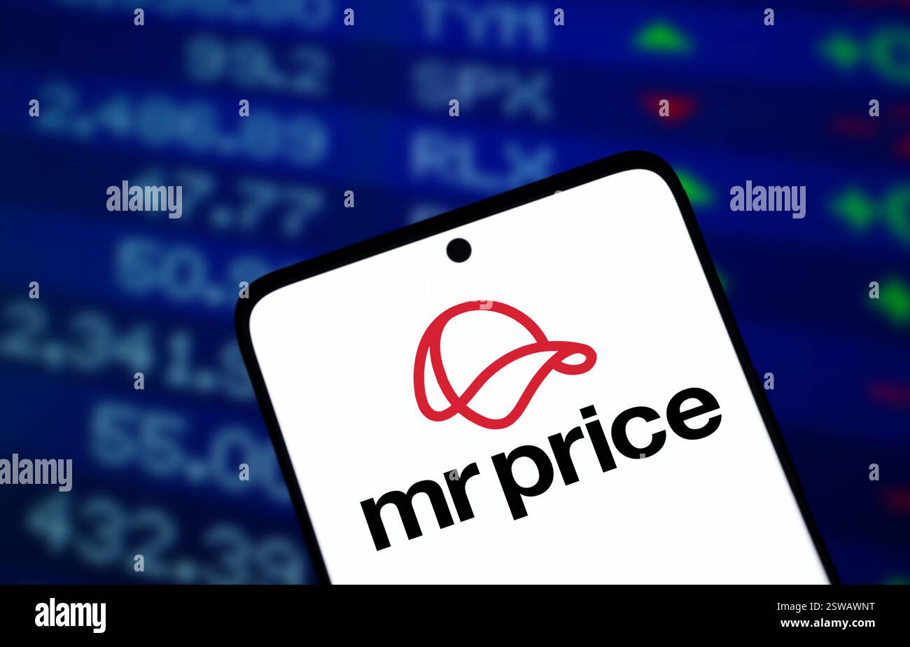 Dhaka, Bangladesh- 15 Oct 2024: Mr Price logo is displayed on ...